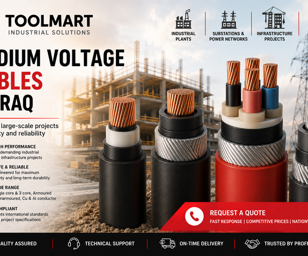 Medium Voltage Cables in Iraq for Large Projects | Toolmart – TOOLMART