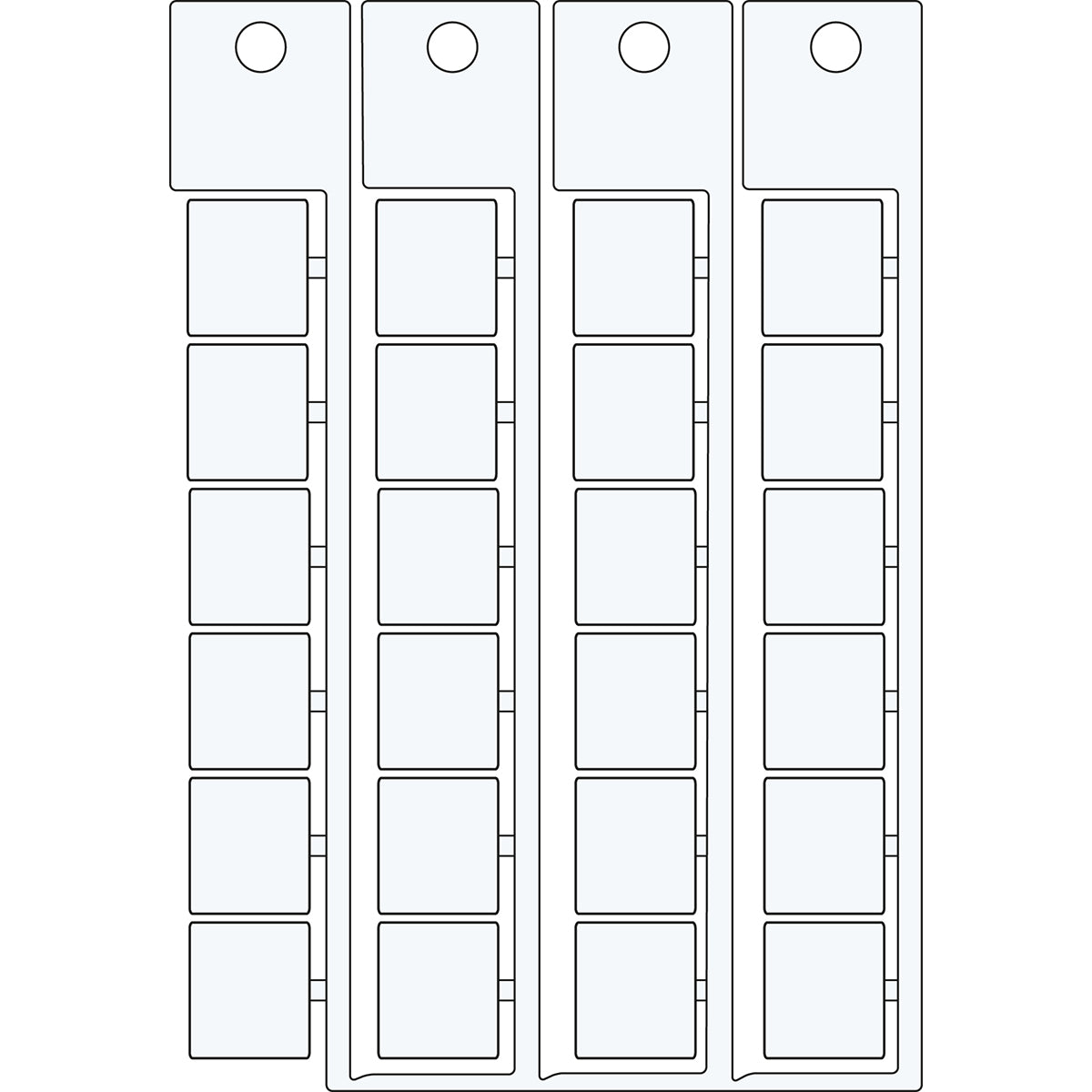 15x17 mm adhesive tag – TOOLMART