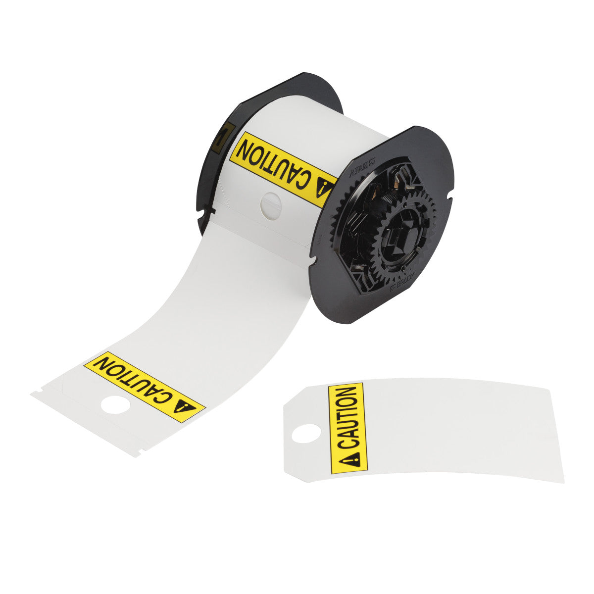 LOTO Tags - ANSI CAUTION, Printable Front, Blank Back, for B30 Printers ...