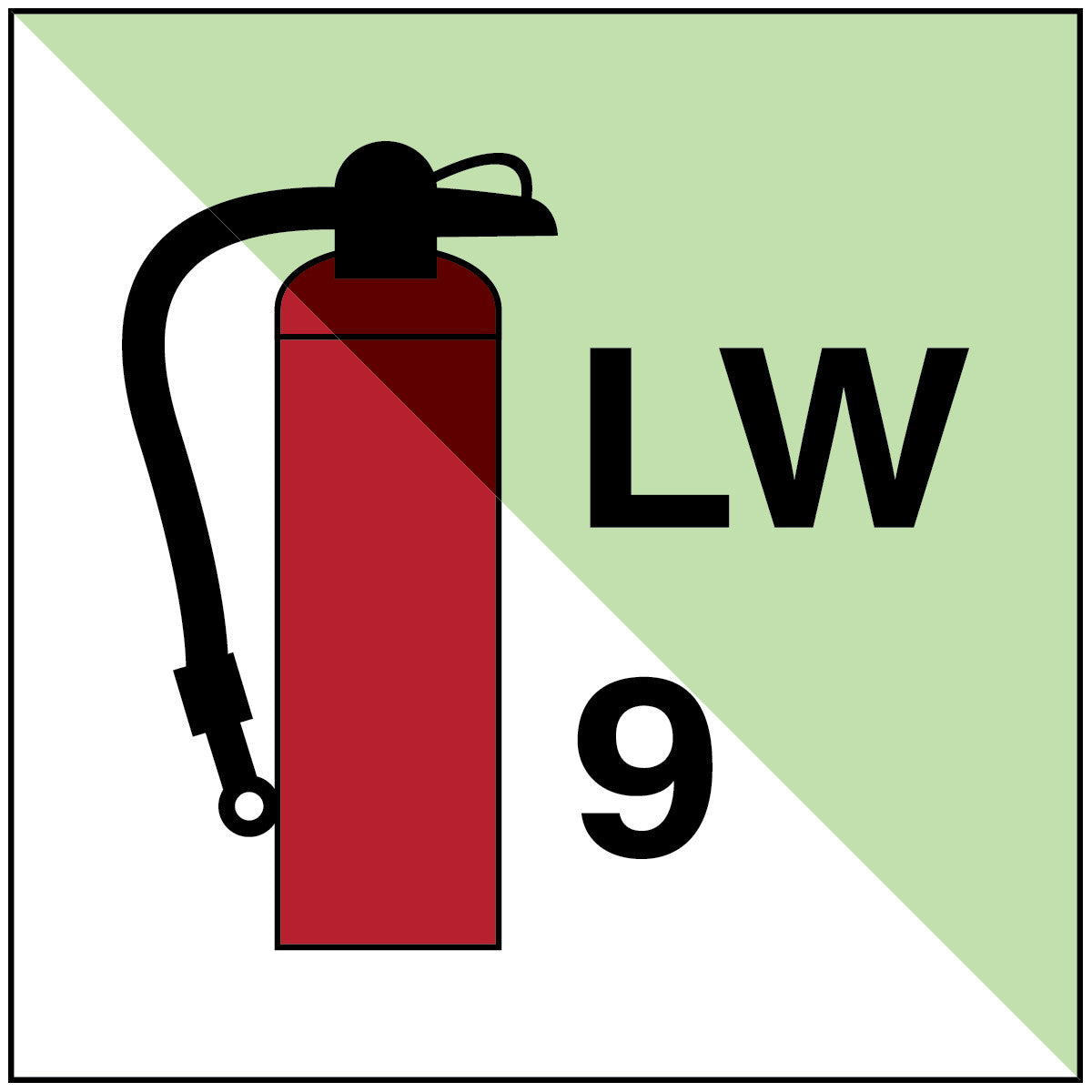 IMO - Portable fire extinguisher LW9 – TOOLMART