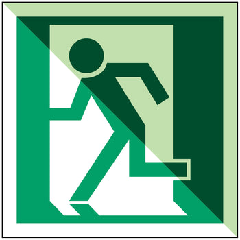 IMO Safety Sign Emergency exit left – TOOLMART
