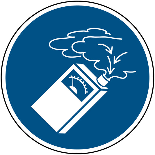 ISO Safety Sign - Use gas detector – TOOLMART