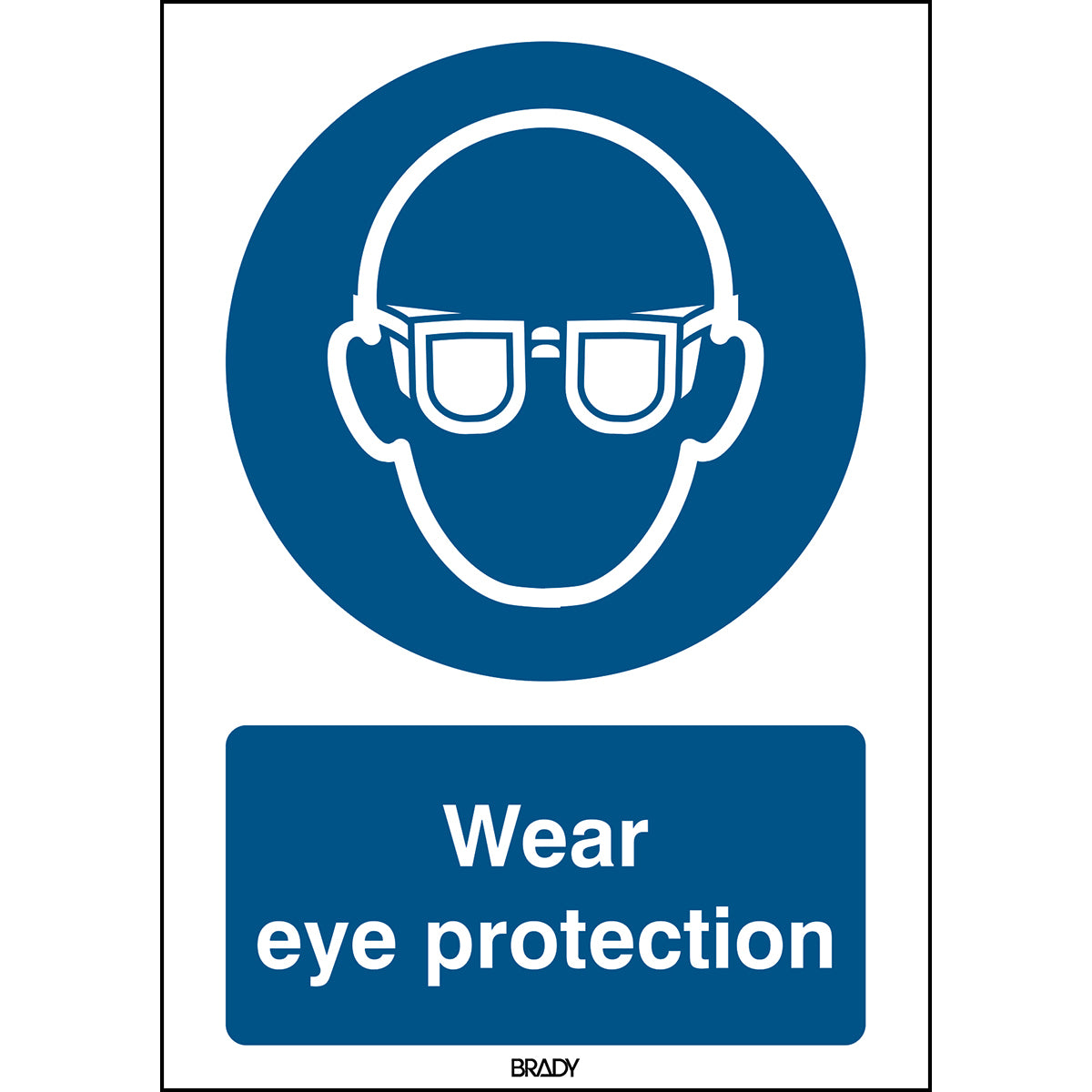 ISO Safety Sign - Wear eye protection – TOOLMART