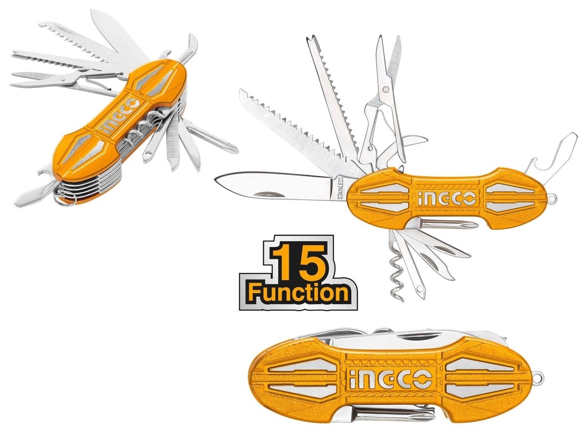INGCO Multi-function Knife With 15 Function | Hand Tools & Accessories | Toolmart – TOOLMART